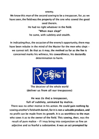 The Parable of the Darnel (YHWH) | DOCX