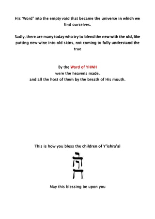 The Parable of the Darnel (YHWH) | DOCX