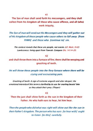 The Parable of the Darnel (YHWH) | DOCX