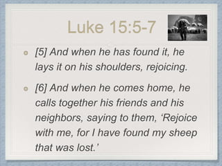 The Parable of the Lost Sheep | PPTX