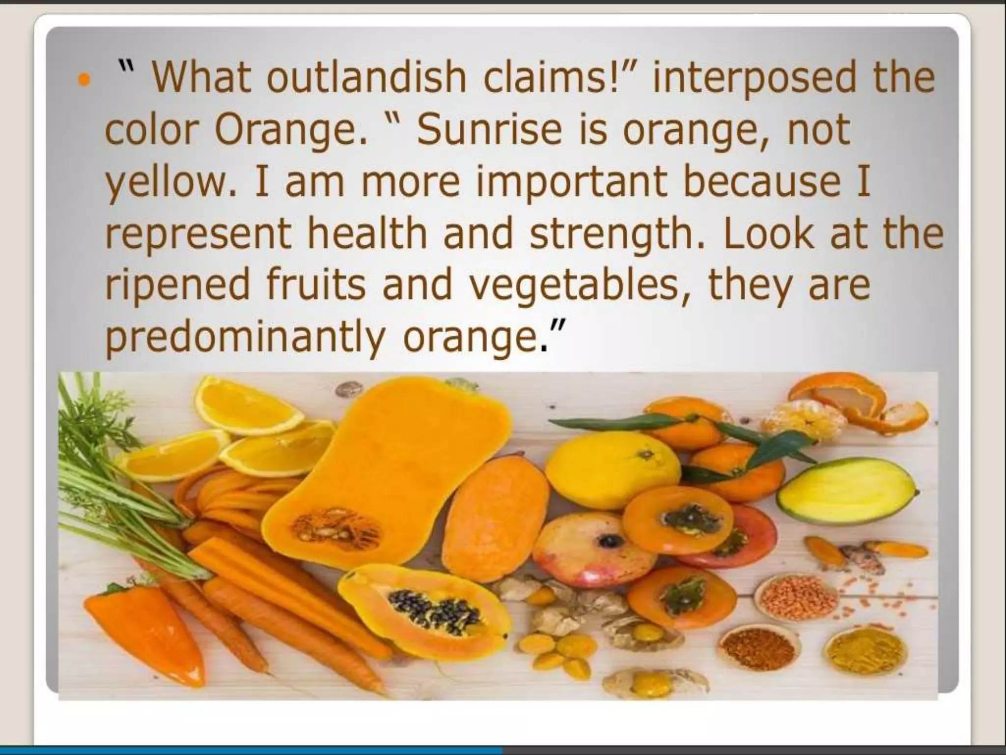 The parable of the rainbow colors by juan m. flavier | PPTX