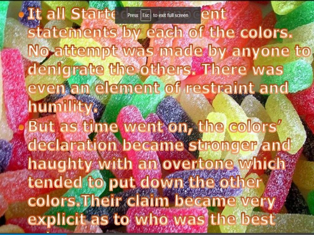 The parable of the rainbow colors by juan m. flavier