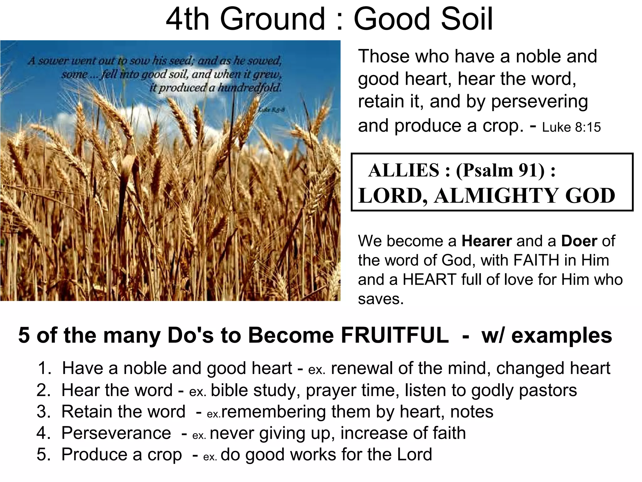 The parable of the sower | PPT