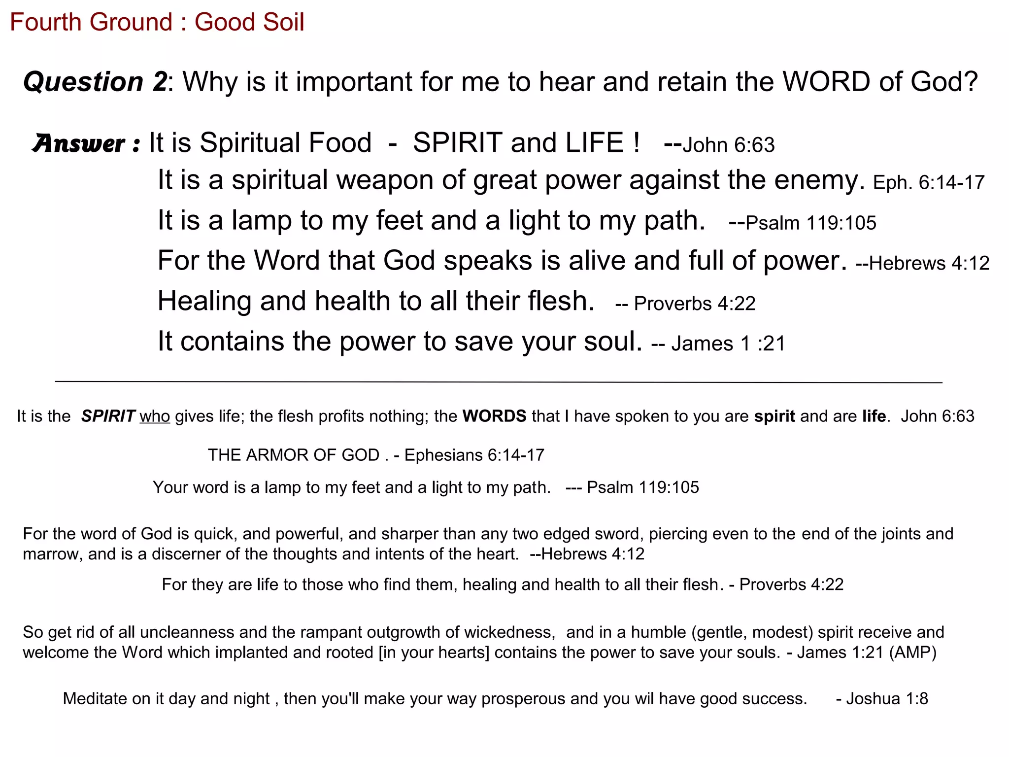 The parable of the sower | PPT