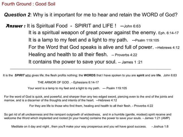 The parable of the sower | PPT | Christianity | Religion & Spirituality