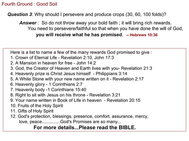 The parable of the sower | PPT | Christianity | Religion & Spirituality