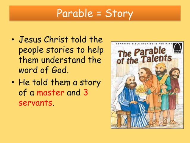 The parable of the talents | PPTX | Christianity | Religion & Spirituality