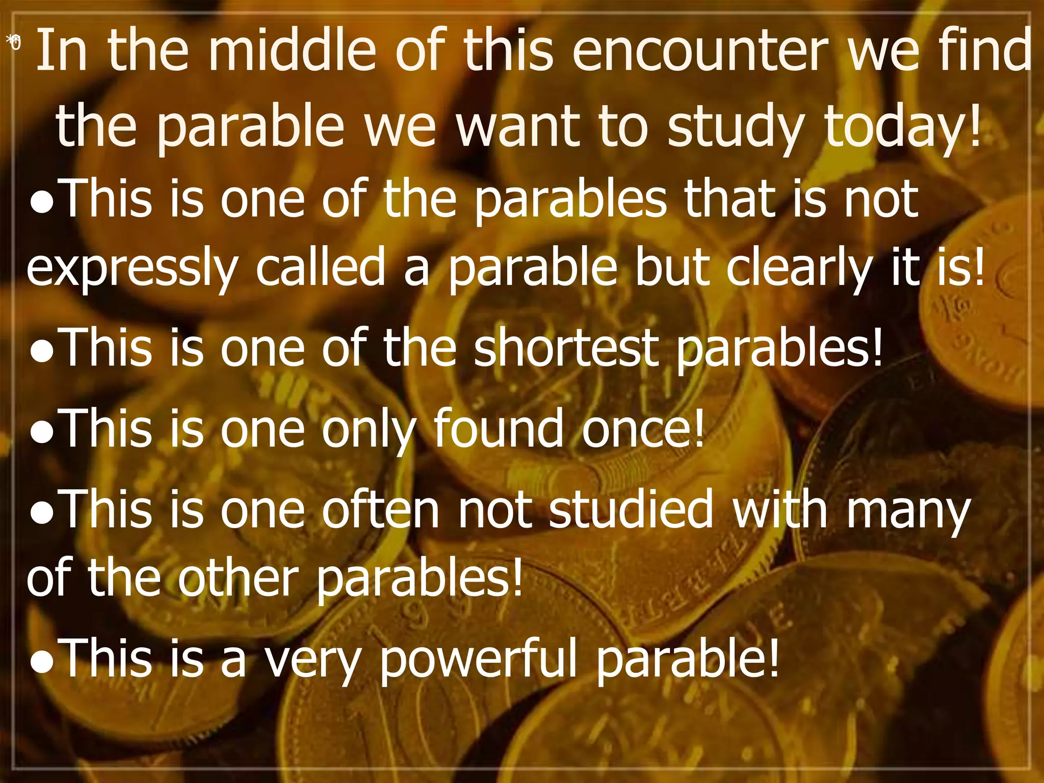 The Parable of the Two Debtors! | PPTX