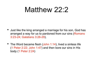 The Parable of the Wedding Feast | PPTX