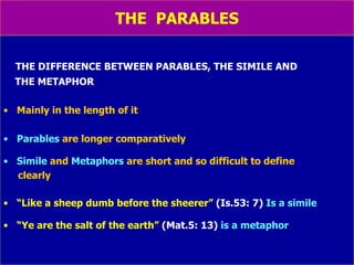The Parables | PPT