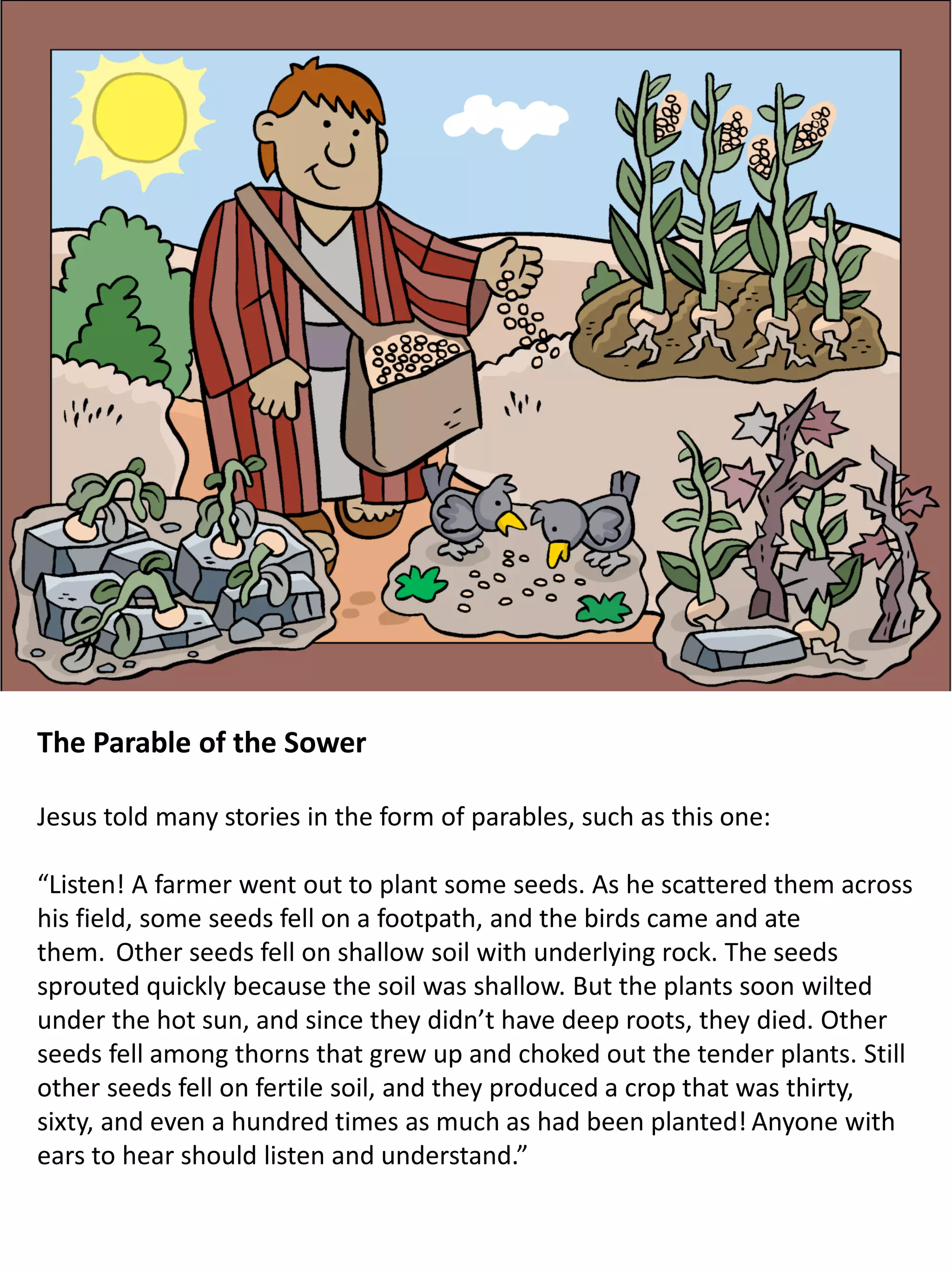 The Parables of Jesus for Children | PDF