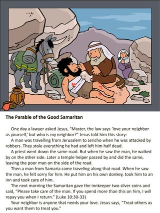 The Parables of Jesus for Children | PDF