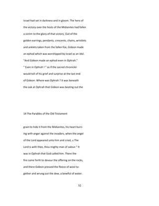 The parables of the old testament | PDF