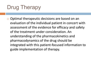 The paradigm of drug therapy | PPTX