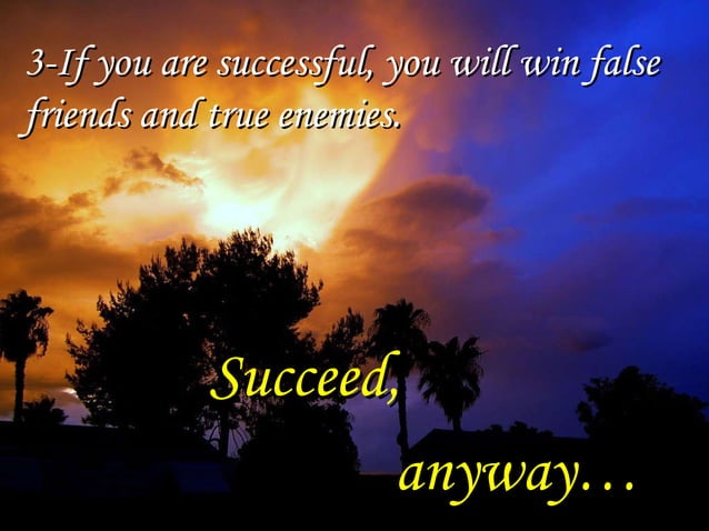 The Paradoxical Commandments | PPS | Spirituality | Religion & Spirituality