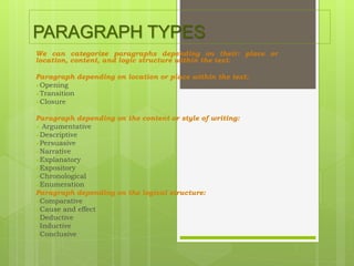 The paragraph | PPTX