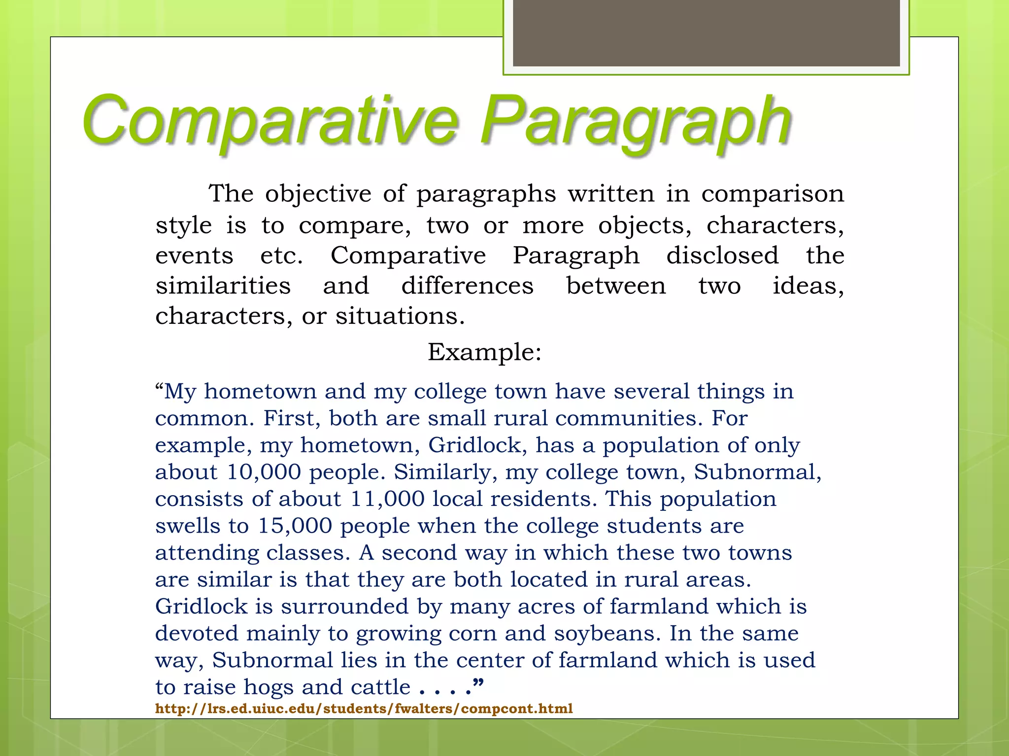 The paragraph | PPTX