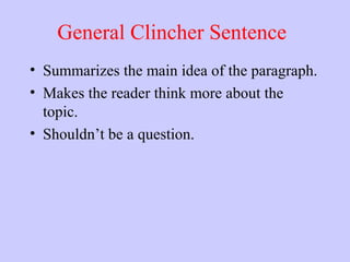 The paragraph notes | PPT