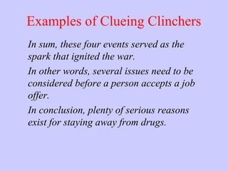 The paragraph notes | PPT