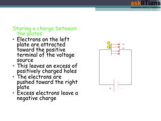 The Parallel Plate Capacitor | Physics | PPT