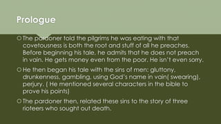 The pardoner’s tale ksa | PPTX