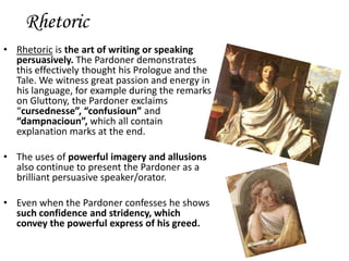 The pardoner’s tale presentaton | PPTX