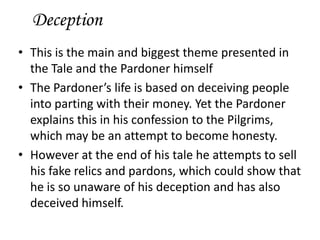 The pardoner’s tale presentaton | PPTX