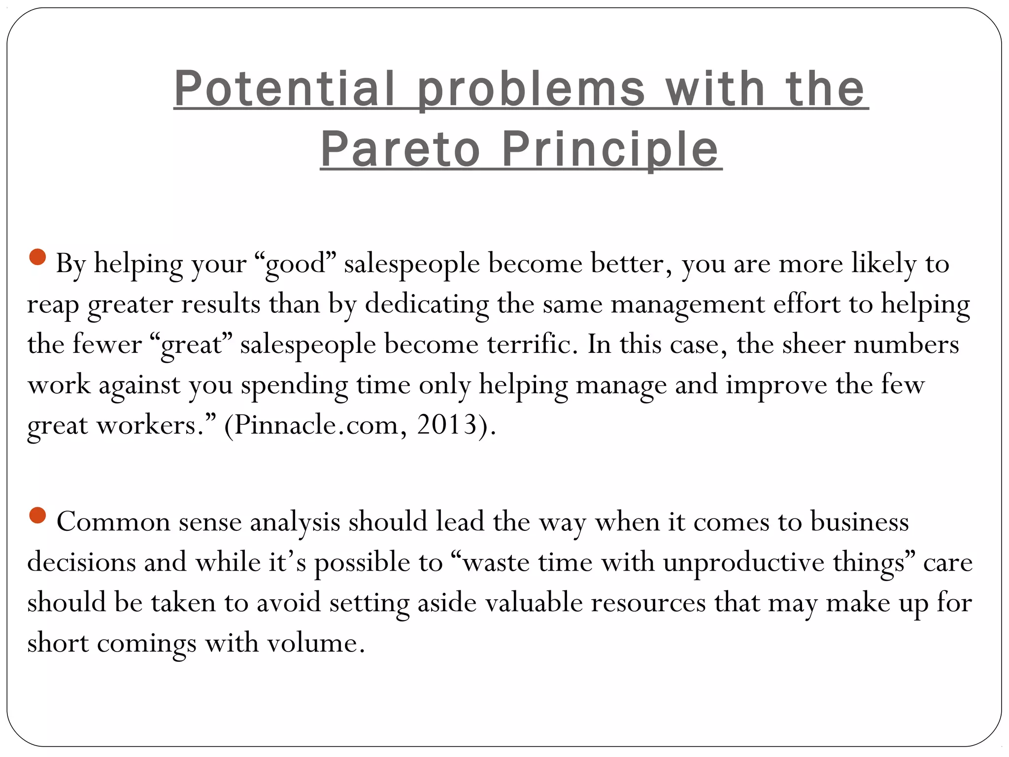 The Pareto Principle -Project 3 -Team 2 | PPT