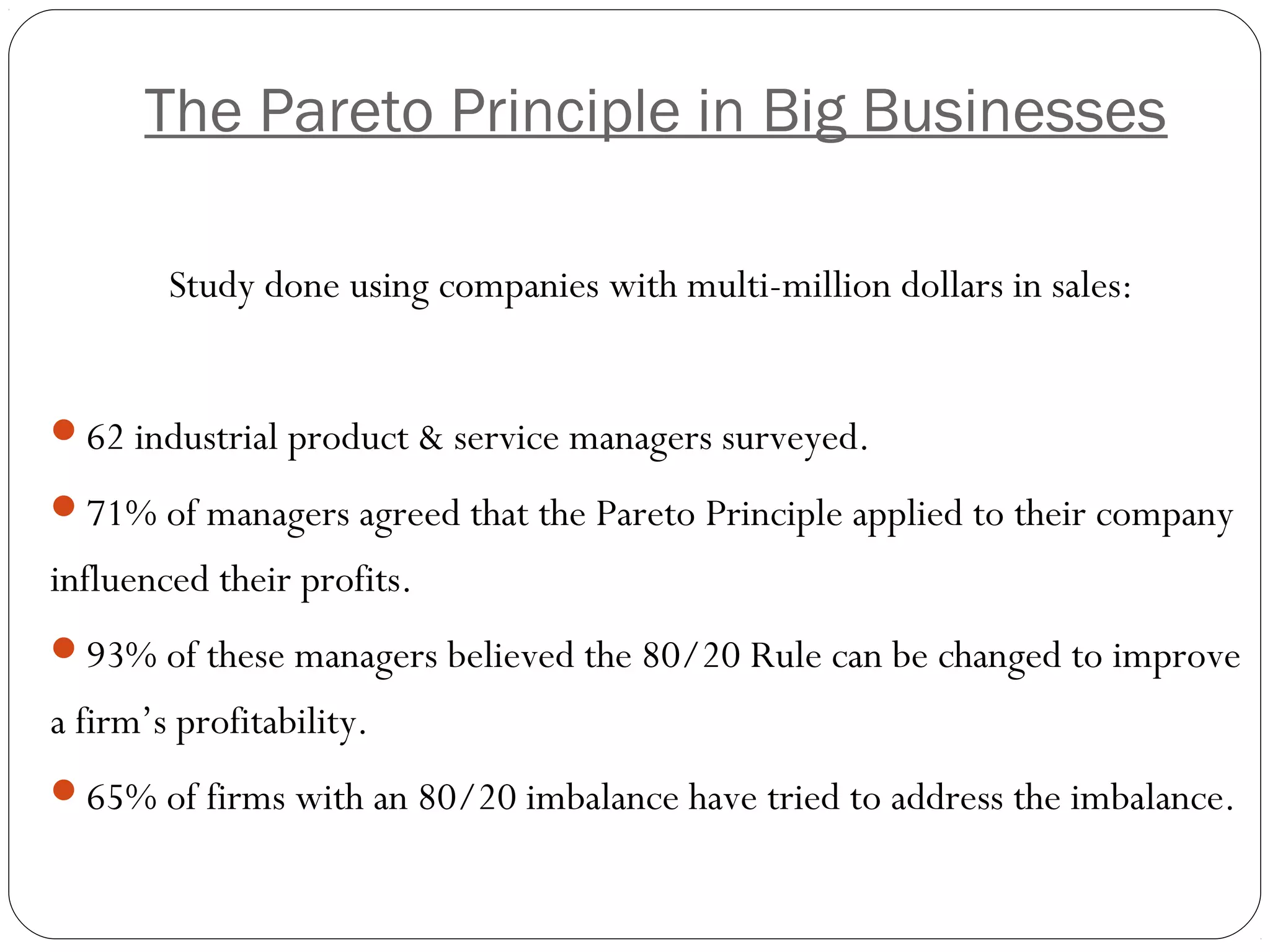 The Pareto Principle -Project 3 -Team 2 | PPT