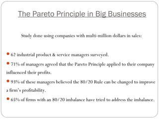 The Pareto Principle -Project 3 -Team 2 | PPT