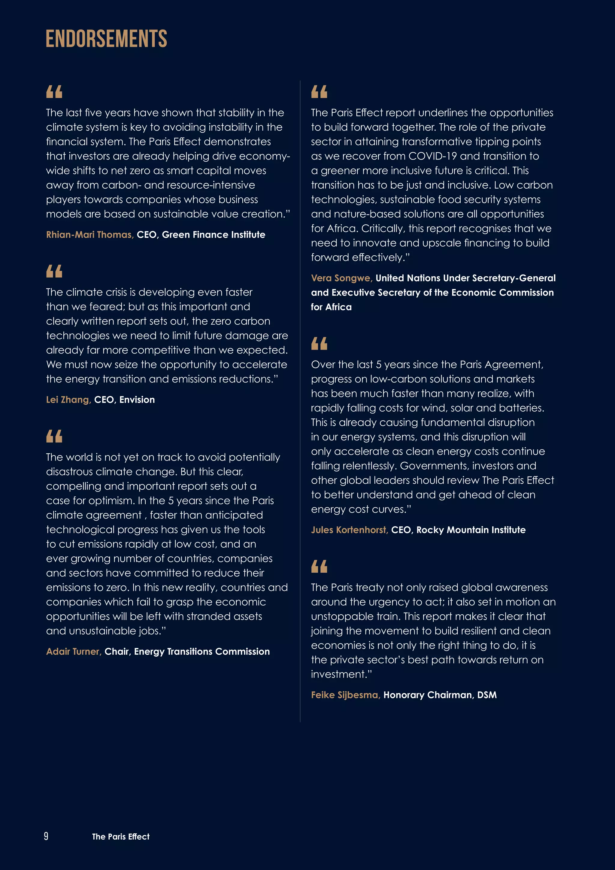 The Paris Effect Executive Summary | PDF