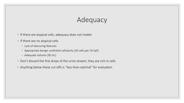 The Paris System for Reporting Urinary Cytology | PPTX | Cancer ...