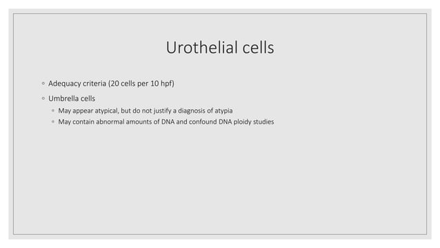 The Paris System for Reporting Urinary Cytology | PPTX | Cancer ...