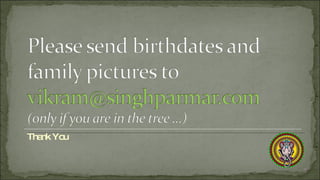 The Parmar Family Tree | PPT