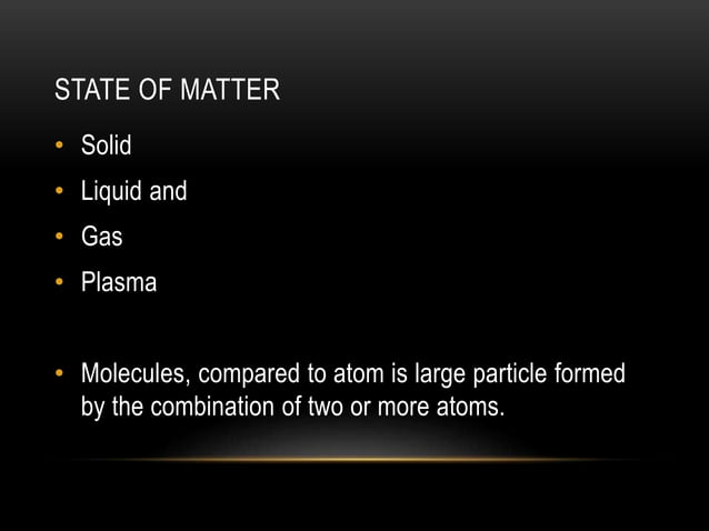The Particle Nature of Matter | PPTX