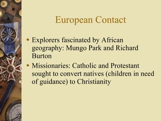 The partition of africa | PPT