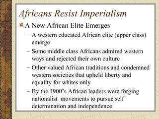 World History - The partition of africa | PPT