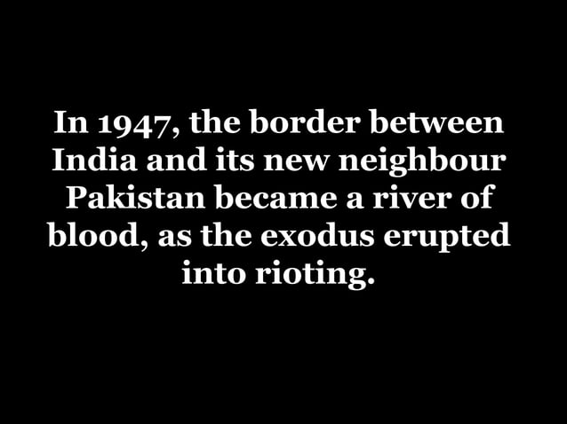 The partition of india 1947 | PPT
