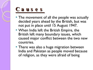 Partition of India | PPT