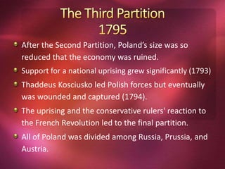The Partitions of Poland: Anti-Polonism | PPTX