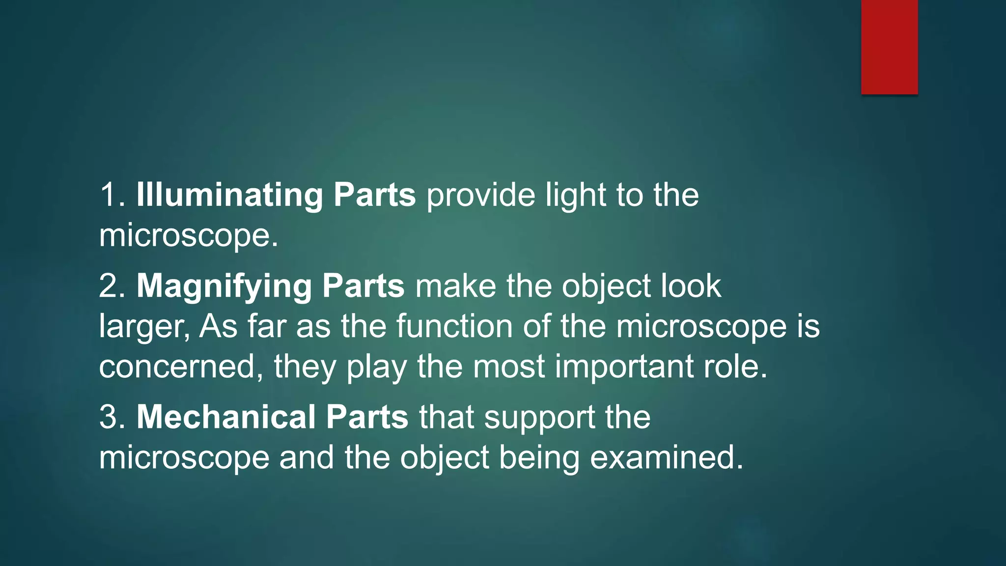 The parts and functions of the compound microscope | PPTX