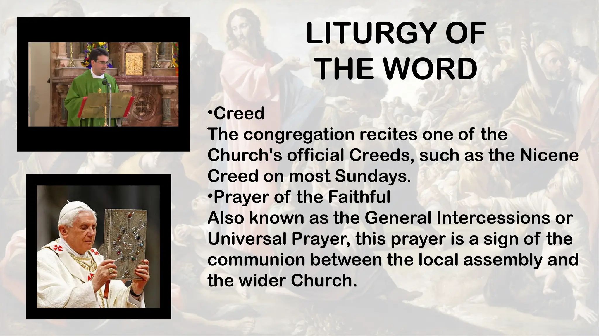 The Parts / Order of A Holy Mass .pptx