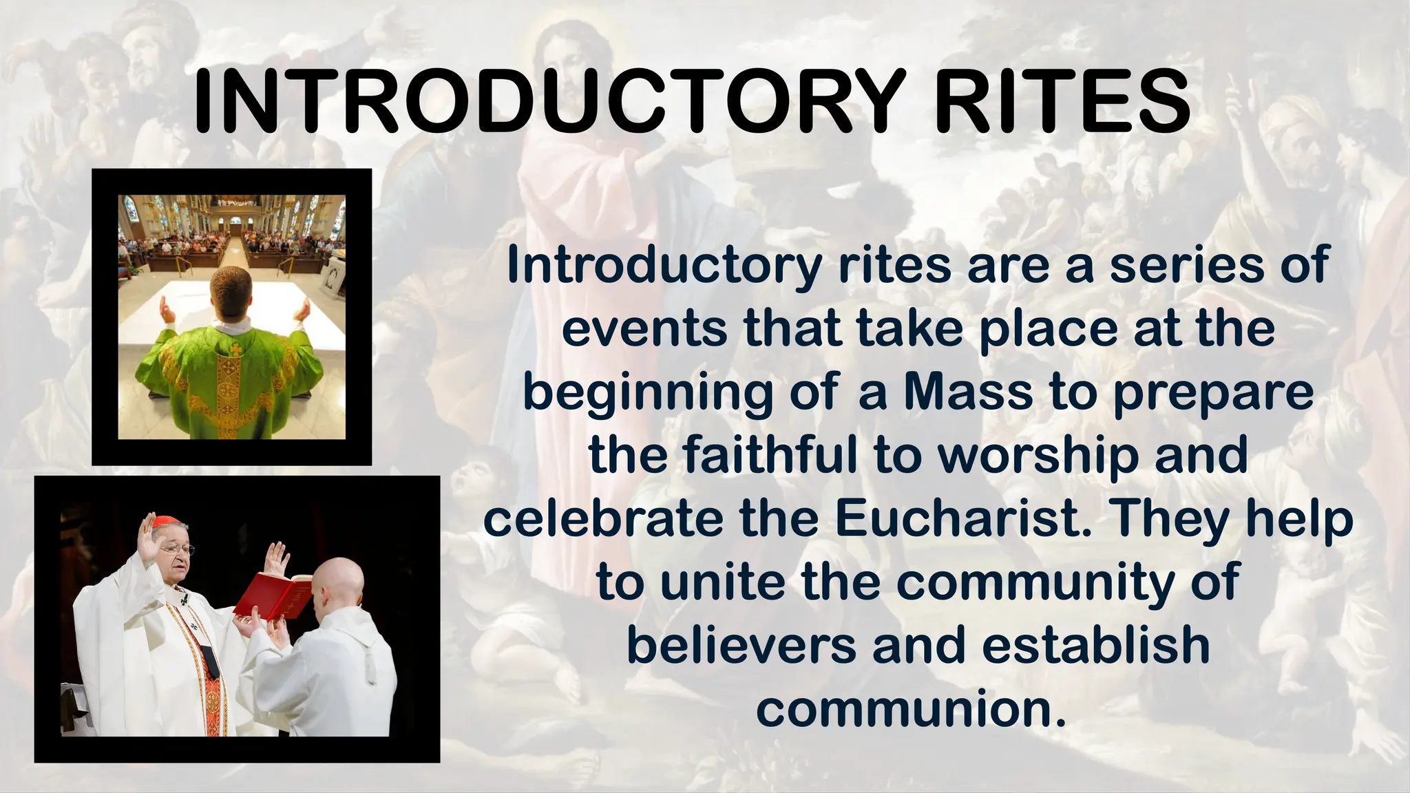 The Parts / Order of A Holy Mass .pptx