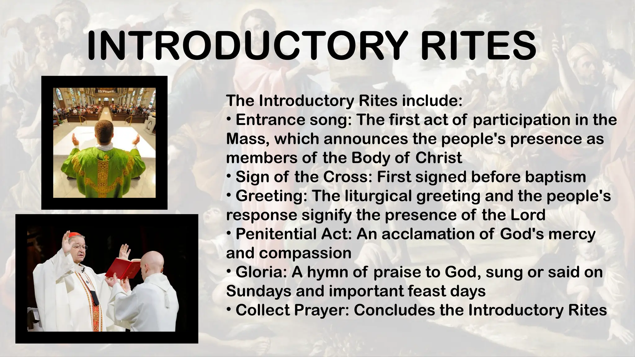 The Parts / Order of A Holy Mass .pptx