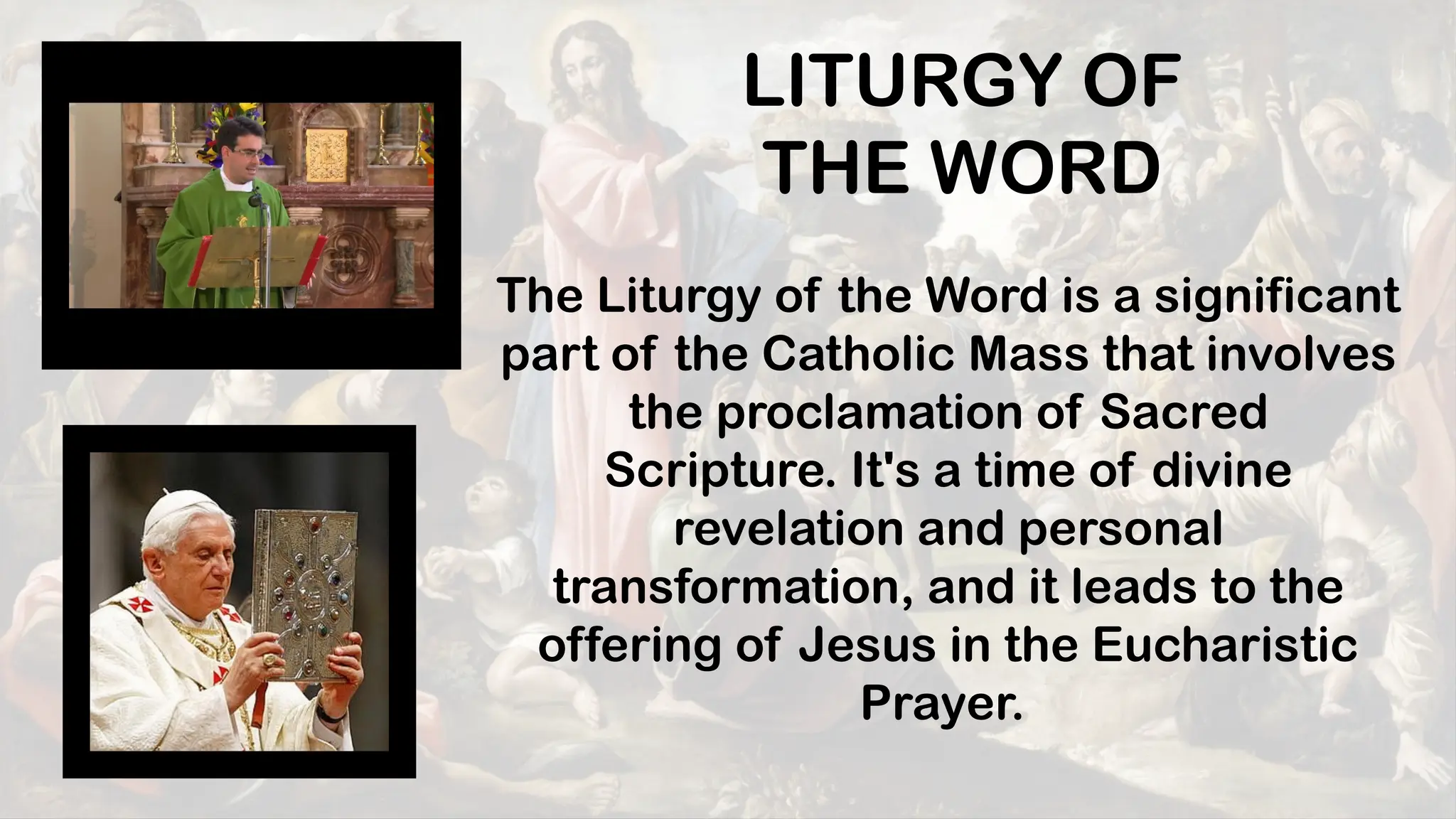 The Parts / Order of A Holy Mass .pptx