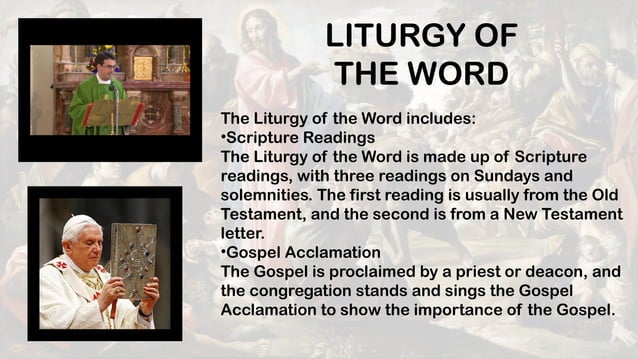 The Parts / Order of A Holy Mass .pptx | Christianity | Religion & Spirituality