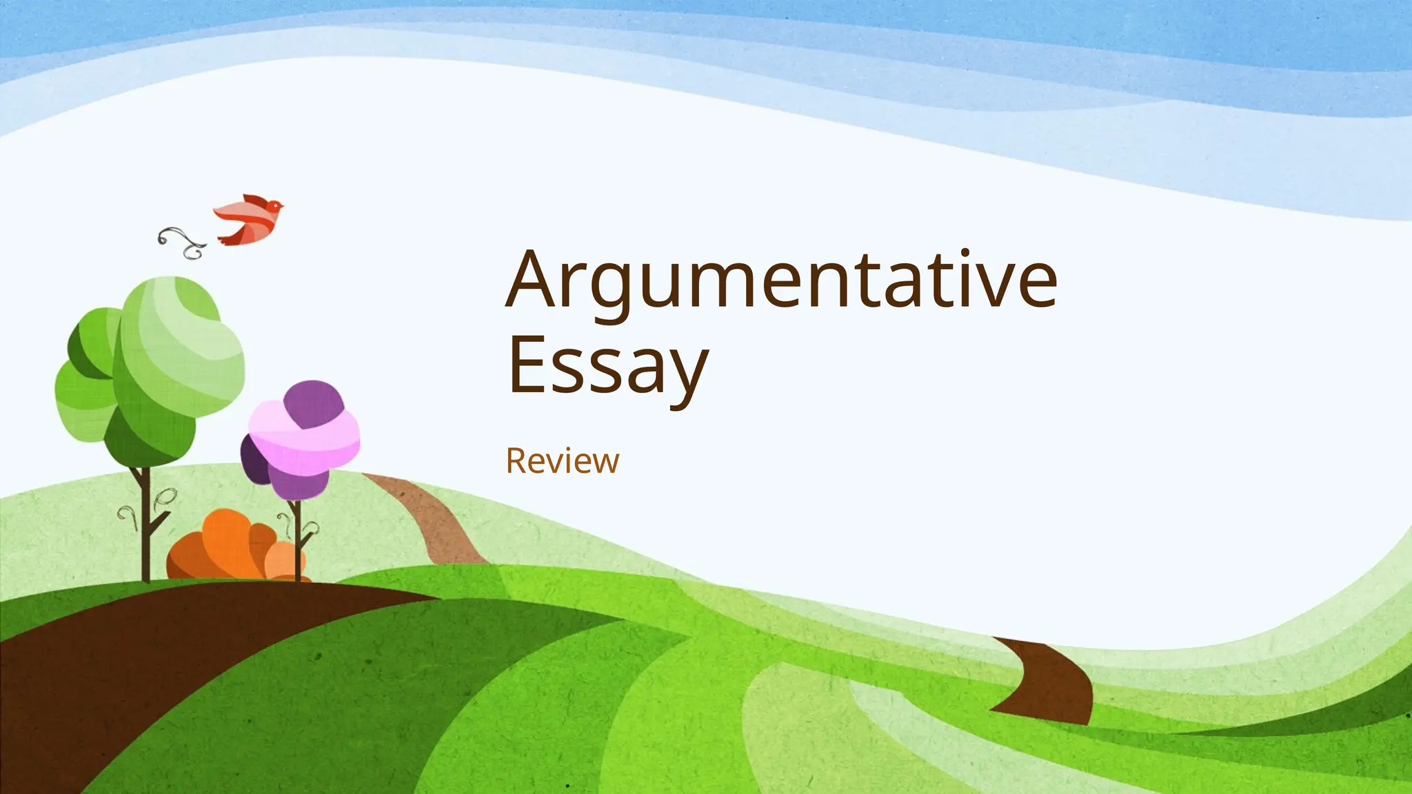 Parts of an Argument Essay: Opinion Based Writing | PPTX