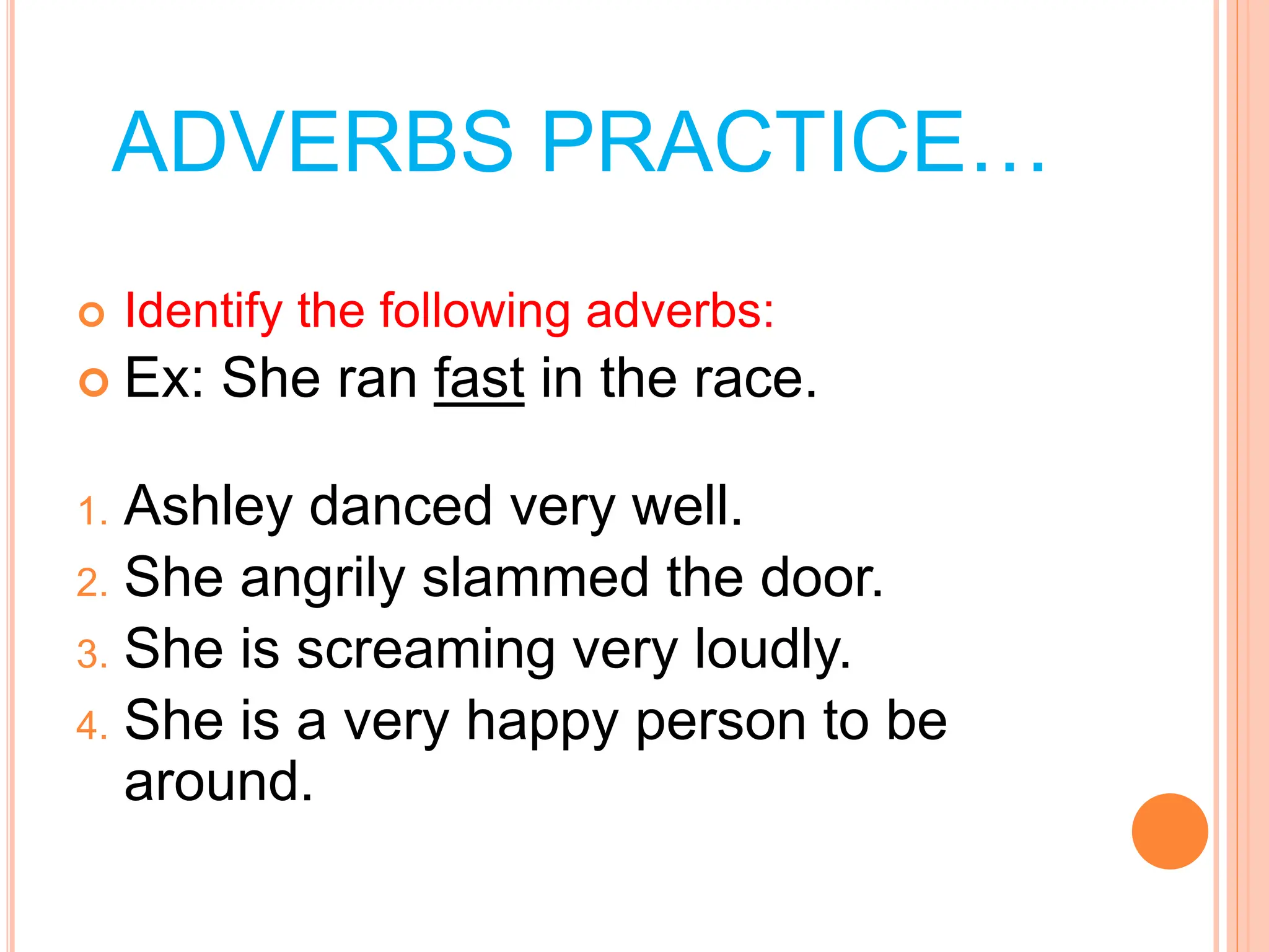 THE PARTS OF SPEECH - Lesson & Exercices.ppt