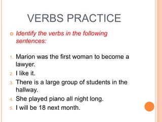 THE PARTS OF SPEECH - Lesson & Exercices.ppt | Programming Languages ...