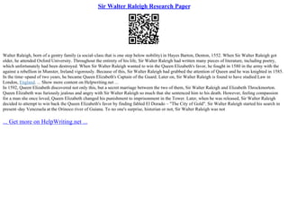 The Passionate Shepherd To His Love And Raleigh Was Right | PPT